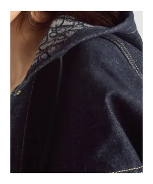 Dior Oversized Hooded Jacket With Bee And Cd Logo Embroidery