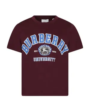 Burberry College Logo-print Cotton T-shirt