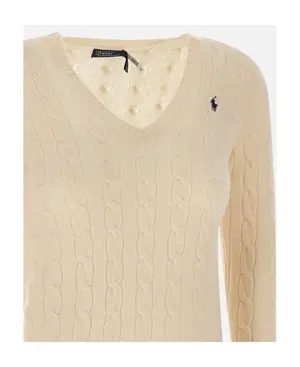 Polo Ralph Lauren Cable-knit V-neck Jumper