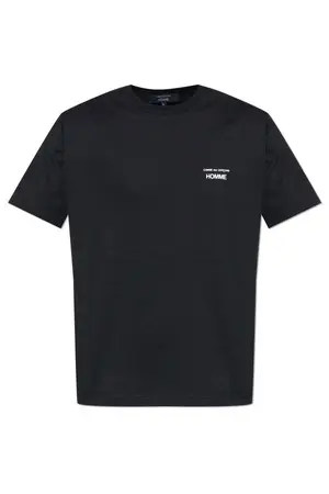 Comme Des Garçons Logo-print T-shirt - Black
