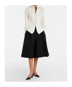 THE ROW Fauna Virgin Wool Bermuda Shorts