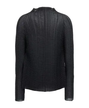 Issey Miyake Wooly Pleated Cardigan