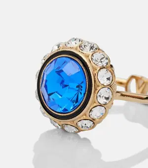Valentino Garavani Vlogo Crystal Ring