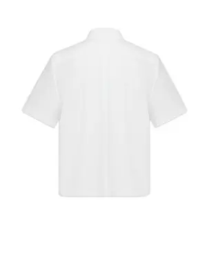 Dior Cropped Button-up Blouse