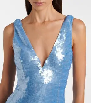 Rachel Gilbert Tamzin Sequin Midi Dress