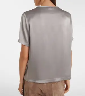 Max Mara Satin T-shirt