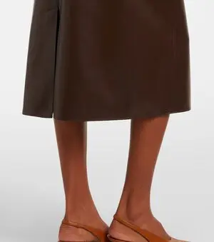 Max Mara Midi Skirt - Brown