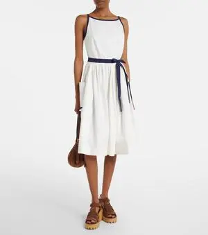 Prada Suede Platform Sandals
