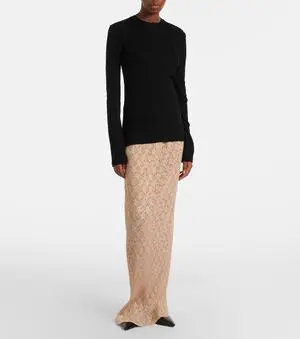 THE ROW Dantea Cotton Jersey Top - Black
