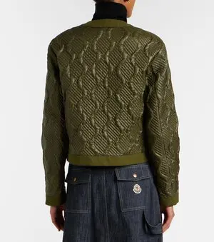 Moncler Libellule Quilted Down Jacket - Green