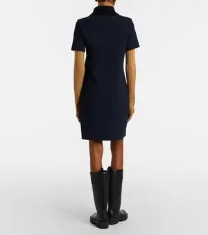 Moncler Cotton Piqué Polo Dress