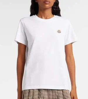 Moncler Set Of Three Cotton Jersey T-shirts - Multicoloured
