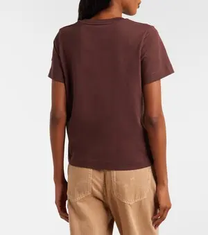 Moncler Embroidered Cotton Jersey T-shirt