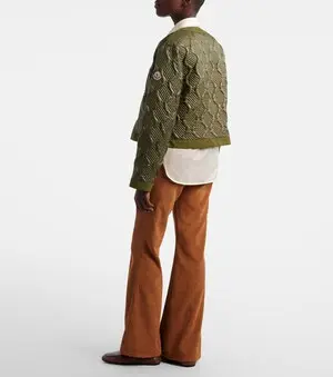 Moncler Corduroy Flared Pants