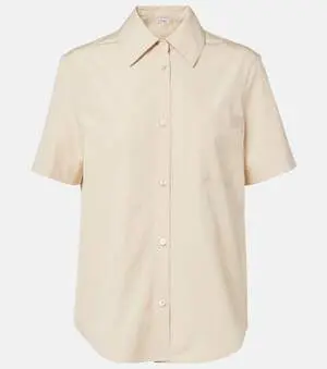 Loewe Cotton Poplin Shirt - Beige