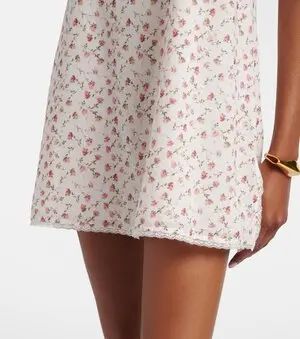 Posse Charlotte Floral Cotton Mini Dress