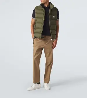 Moncler Cotton Piqué Polo Shirt - Blue