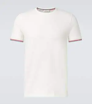 Moncler Cotton-blend Jersey T-shirt - White