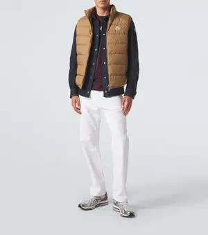 Moncler Contrin Down Vest - Brown