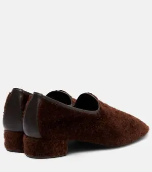 HERBERT LEVINE Soft Touch Shearling Loafers