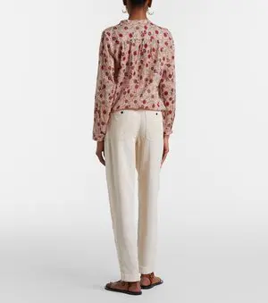MARANT ETOILE Kylea Broderie Anglaise Straight Jeans