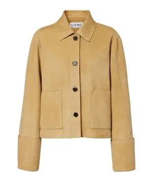 Loewe Suede Jacket - Gold
