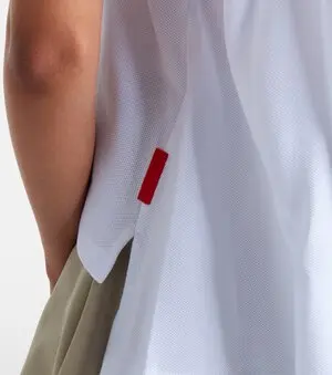 Loewe Double L Cotton Piqué Polo Shirt - White