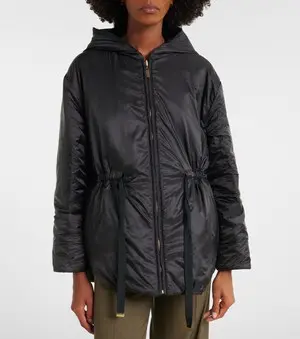Max Mara The Cube Hooded Jacket - Black