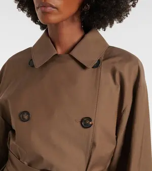 Max Mara Cotton-blend Trench Coat