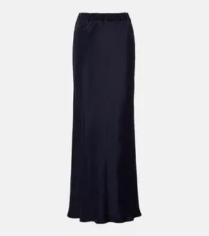Max Mara Max Mara Sospiro Silk Maxi Skirt Blue