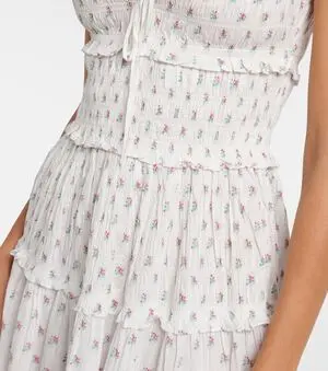 DÔEN Sorina Floral Cotton Midi Dress - Multicoloured