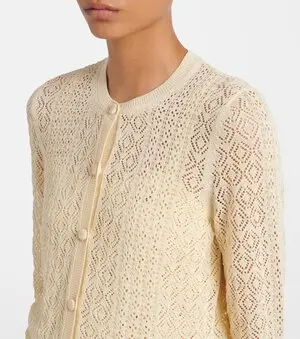 DÔEN Diane Pointelle Cardigan