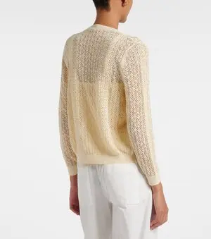 DÔEN Diane Pointelle Cardigan