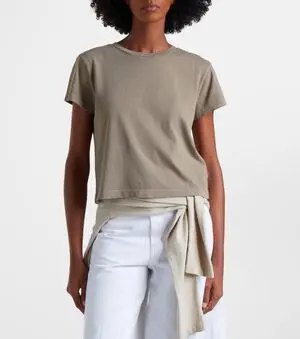 AGOLDE Adine Cotton Jersey T-shirt - Brown