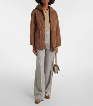 Max Mara Hooded Jacket - Brown
