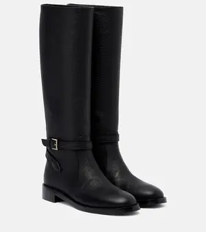 GIANVITO ROSSI Varenne Leather Knee-high Boots