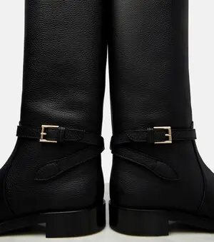 GIANVITO ROSSI Varenne Leather Knee-high Boots