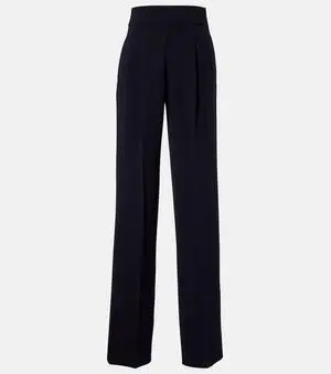 Max Mara Pleated Cady Straight-leg Pants