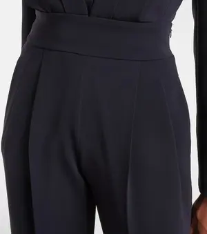 Max Mara Pleated Cady Straight-leg Pants