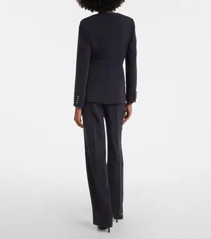 Max Mara Pleated Cady Straight-leg Pants