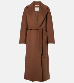 Max Mara Virgin Wool Wrap Coat
