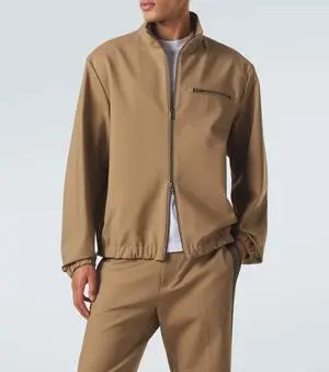 Moncler Cotton-blend Zip-up Jacket