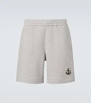 Moncler Cotton Jersey Bermuda Shorts