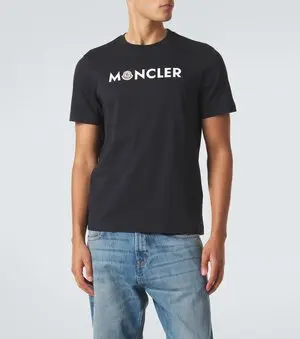 Moncler Cotton Jersey T-shirt - Blue