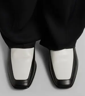 HERBERT LEVINE Leather Loafers