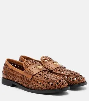 Miu Miu Textured Flats For Women