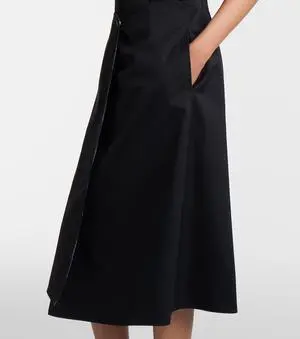 Loewe Deconstructed Gabardine Shirt Dress - Black