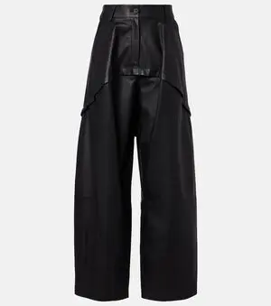 Loewe Black Wash Pants For Women