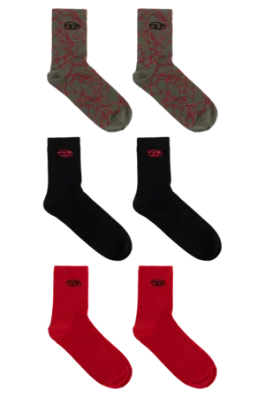 DIESEL® 3-pack Socks `skm-d-tennis-crew