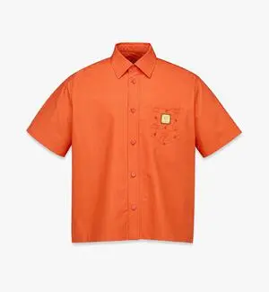 Mcm Monogram Patch Pocket Shirt